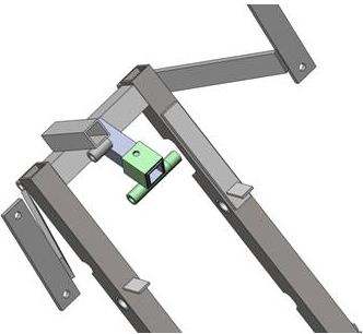 Thoracic mechlok mount repair on main frame – Hill Laboratories