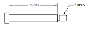 Shoulder bolt dimensions – Hill Laboratories
